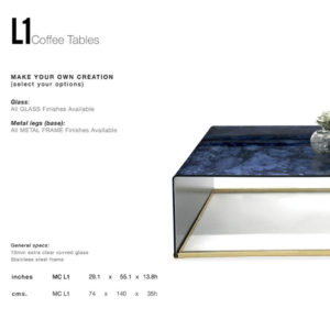 GLASSISIMO L1 Coffee Table | DōMA Home Furnishings