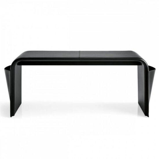 CALLIGARIS Shape Leather Upholstered Bench | DōMA Home Furnishings