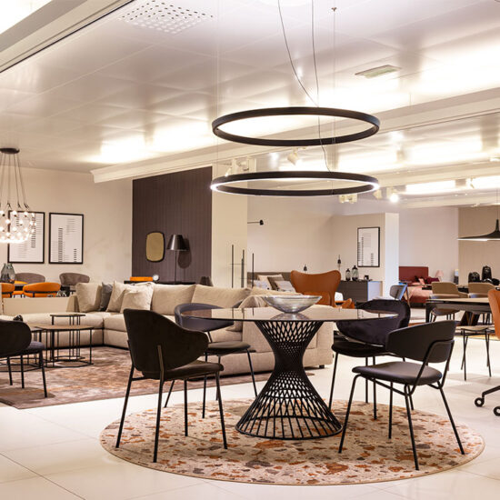 CALLIGARIS Vortex Helical-Base Table | DōMA Home Furnishings